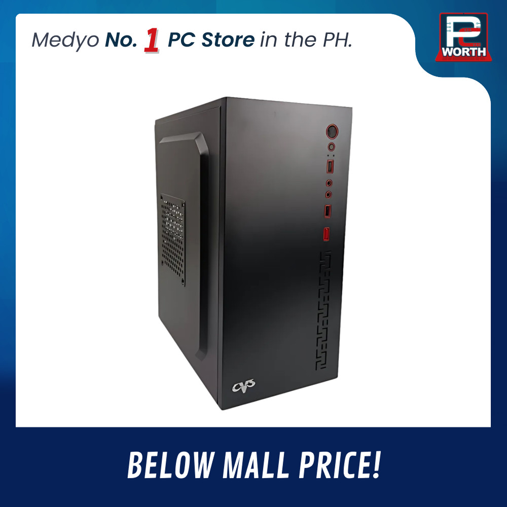 CVS 1722 BLACK WITH 750W PSU MATX CASE | PC Worth
