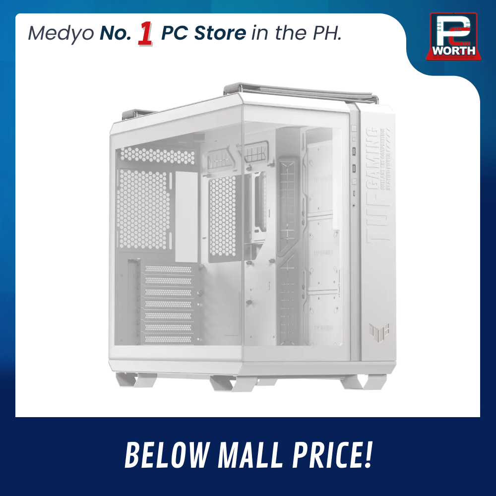 ASUS TUF GAMING GT502 HORIZON WHITE ATX CASE | PC Worth