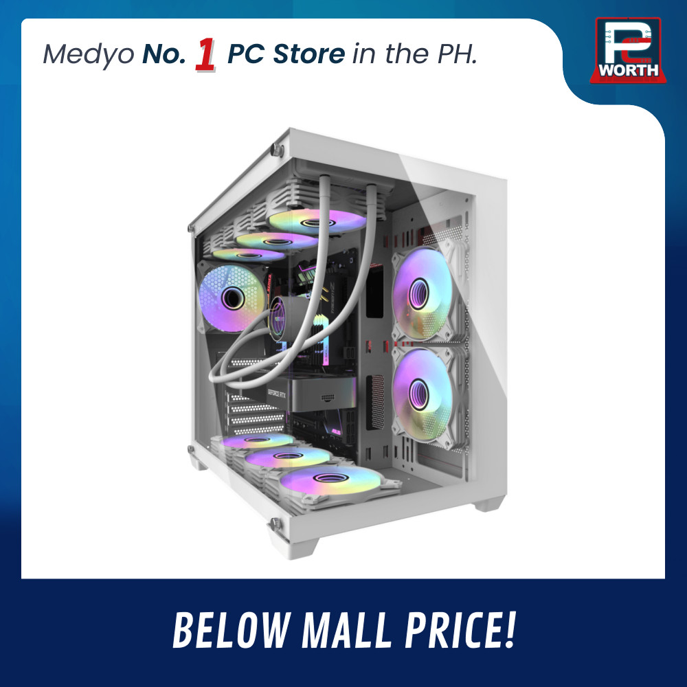 DARK FLASH C285P V2 WHITE ATX CASE | PC Worth