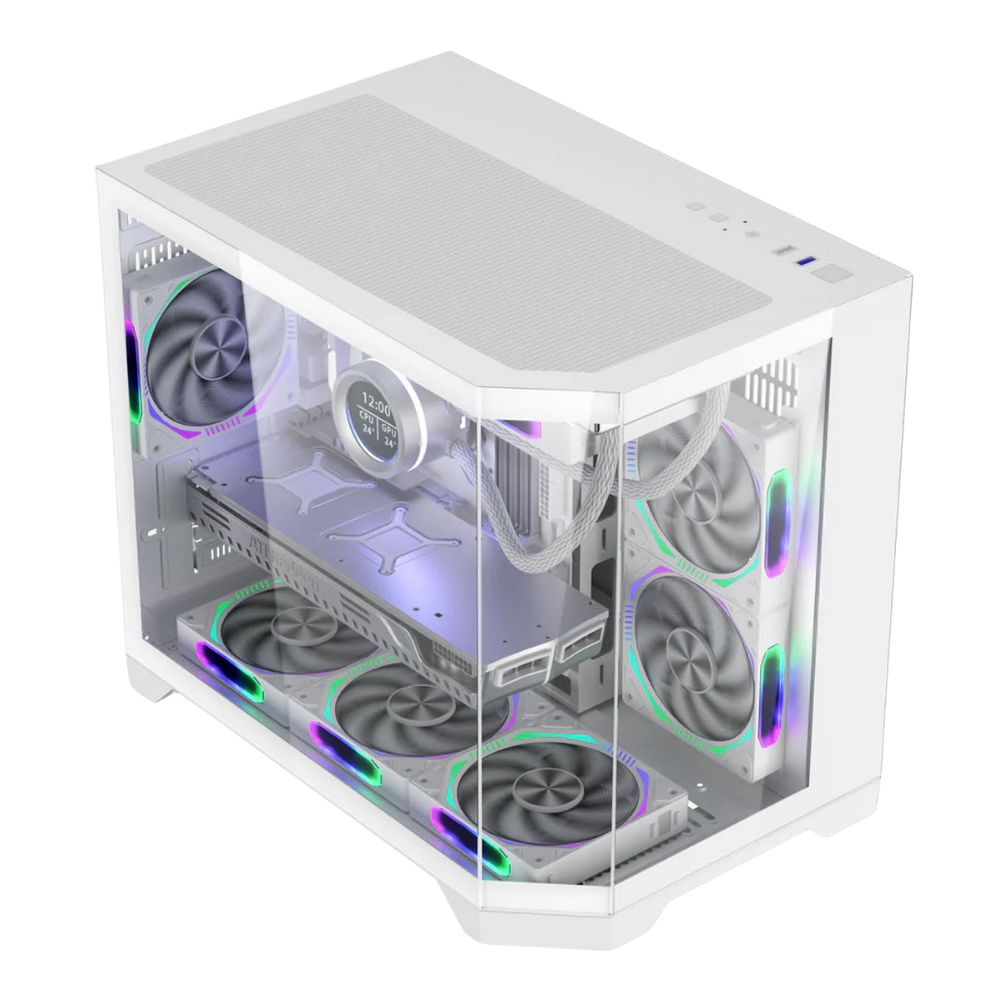 COOLMAN SPECTRA-LUXE WHITE ATX CASE | PC Worth