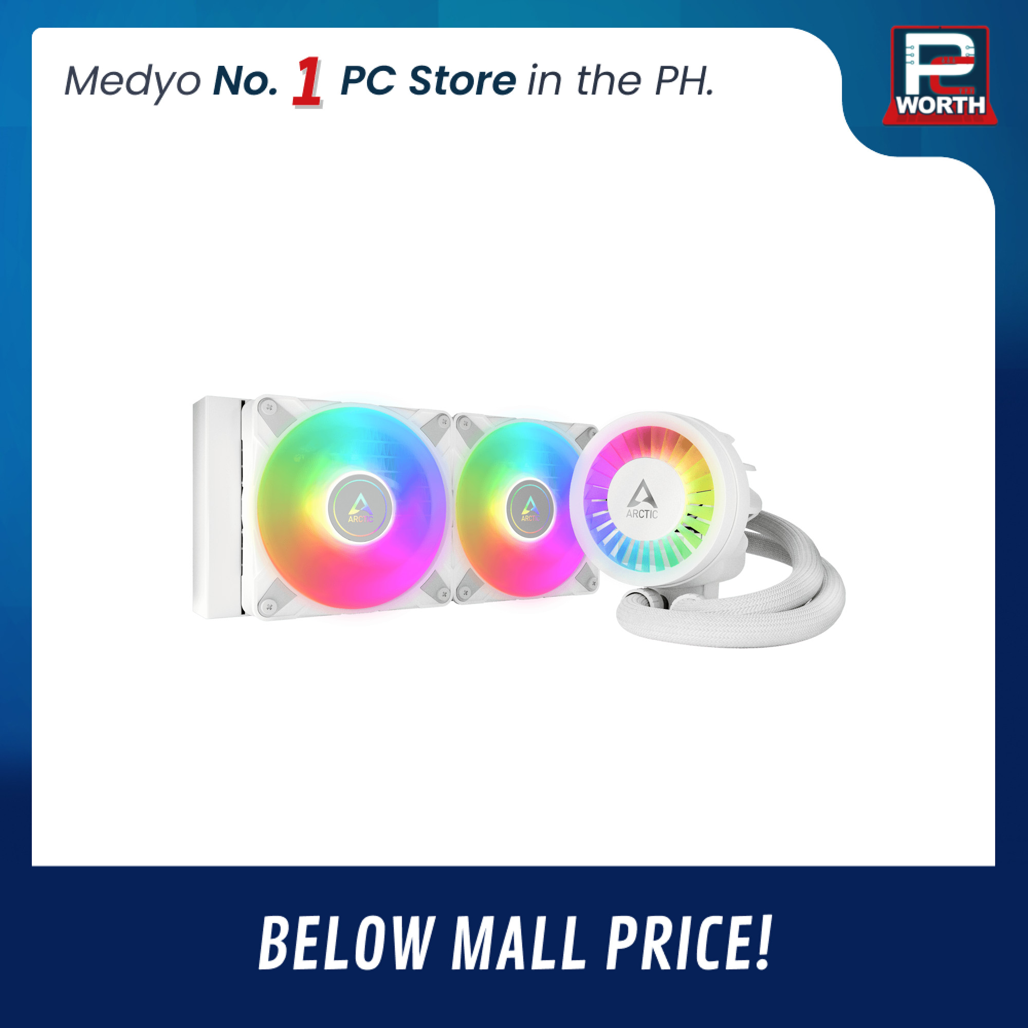ARCTIC LIQUID FREEZER III 240MM ARGB WHITE AIO COOLER | PC Worth