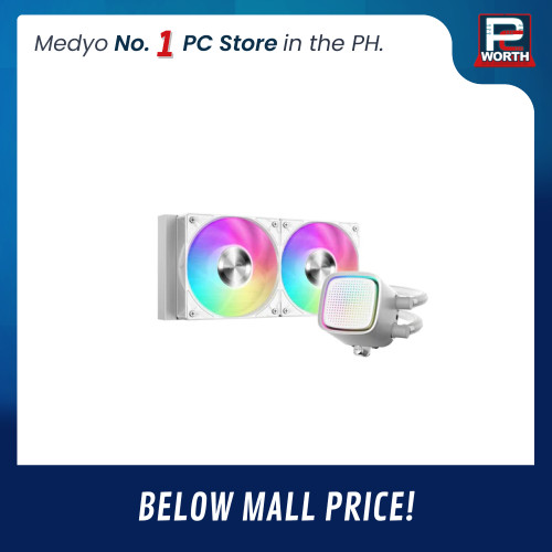 SAMA L50 240 240MM ARGB WHITE DOT MATRIX INFINITY MIRROR 2 FANS AIO ...