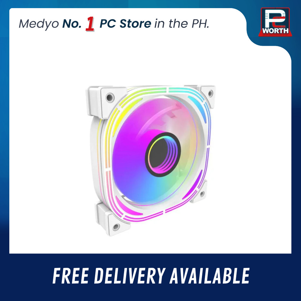 DARK FLASH INFINITY 24 120MM 6PIN SINGLE REVERSE BLADE ARGB WHITE CASE ...