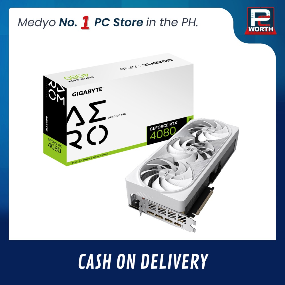 GEFORCE RTX 4080 GIGABYTE AERO OC 16GB TRIPLE FAN | PC Worth