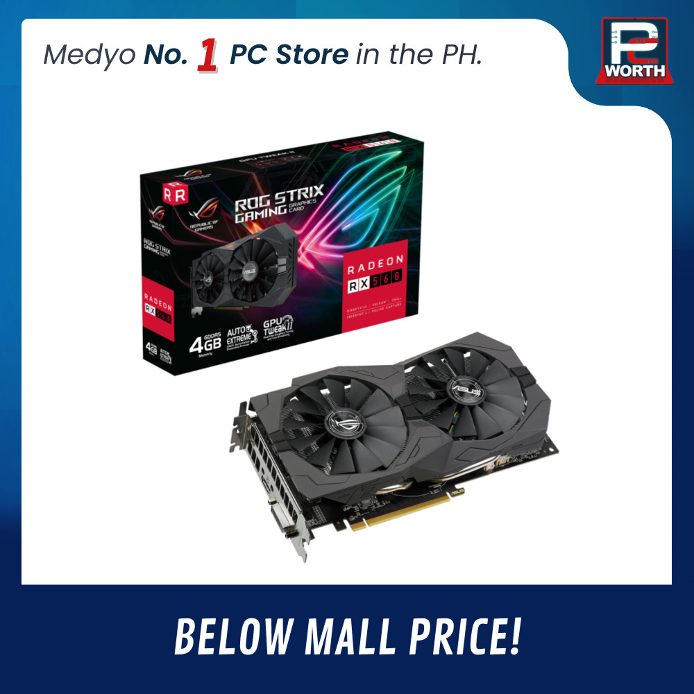RADEON RX 560 ASUS ROG STRIX GAMING V2 4GB GDDR5 DUAL FAN | PC Worth