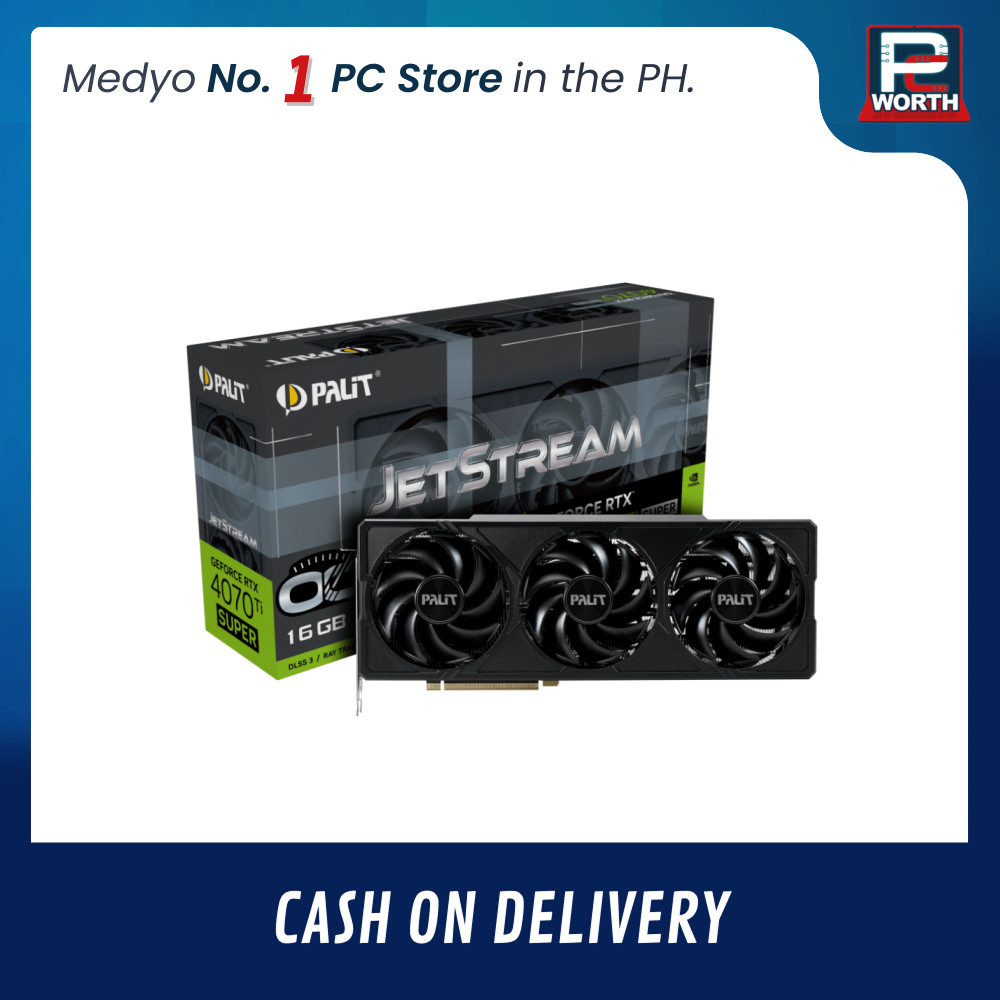 GEFORCE RTX 4070 TI SUPER PALIT JETSTREAM OC 16GB GDDR6X TRIPLE FAN ...
