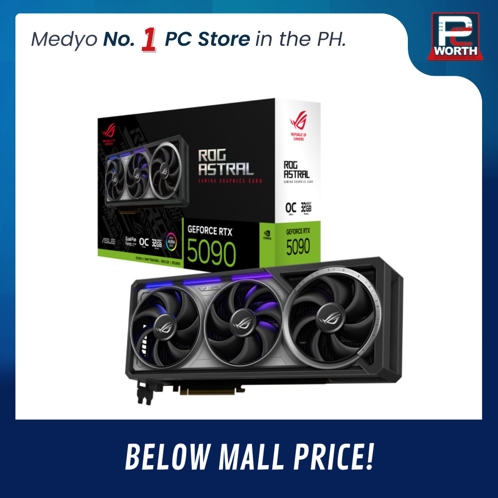 GEFORCE RTX 5090 ASUS ROG ASTRAL OC 32GB GDDR7 QUADRUPLE FAN | PC Worth