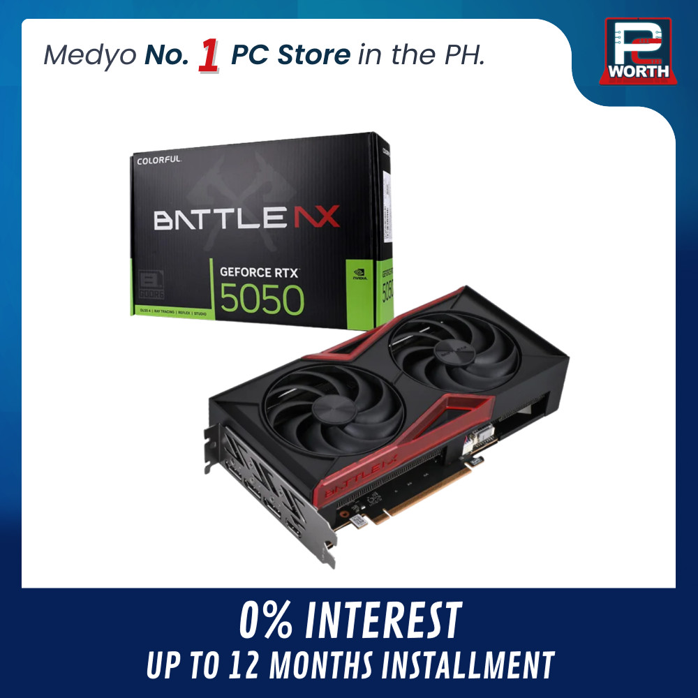 GEFORCE RTX 5050 COLORFUL BATTLE AX DUO 8GB GDDR6 DUAL FAN | PC Worth