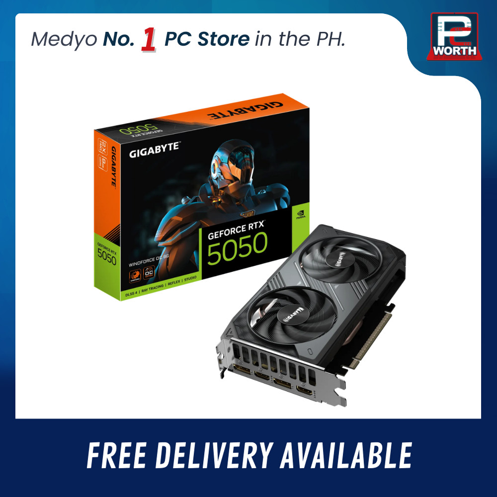GEFORCE RTX 5050 GIGABYTE WINDFORCE OC 8GB GDDR6 DUAL FAN | PC Worth
