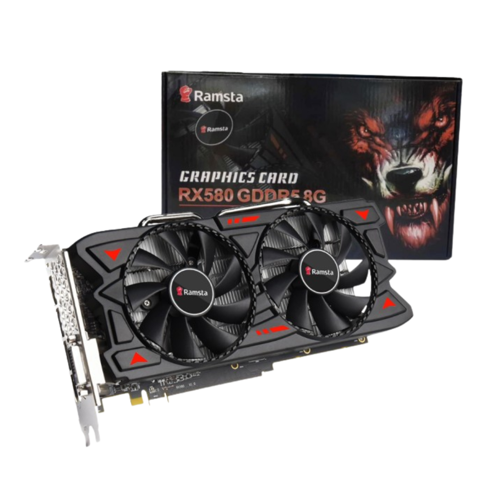 RADEON RX580 RAMSTA 8GB GDDR5 DUAL FAN | PC Worth