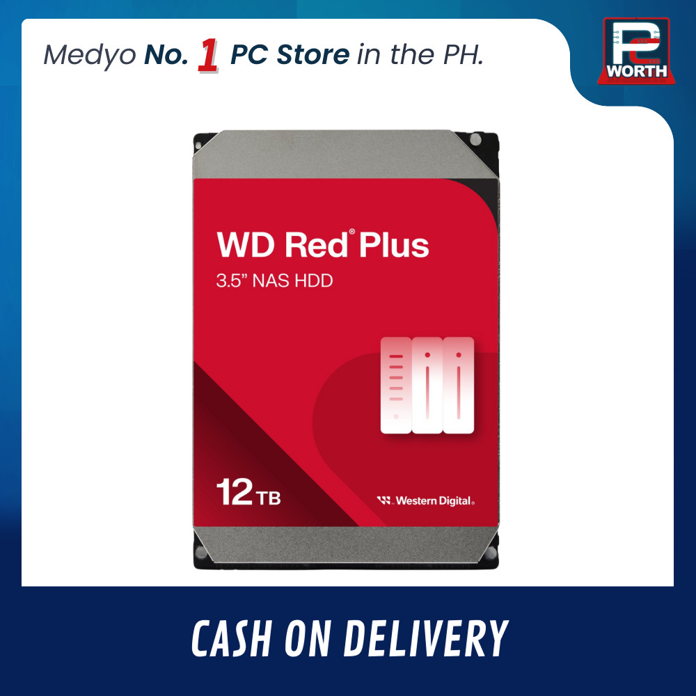 WESTERN DIGITAL RED 12TB 3.5 HDD FOR NAS | PC Worth