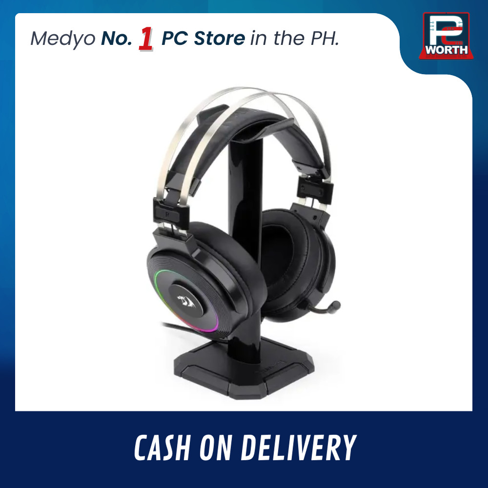 REDRAGON H320RGB-1 LAMIA 2 BLACK WITH STAND GAMING HEADSET | PC Worth