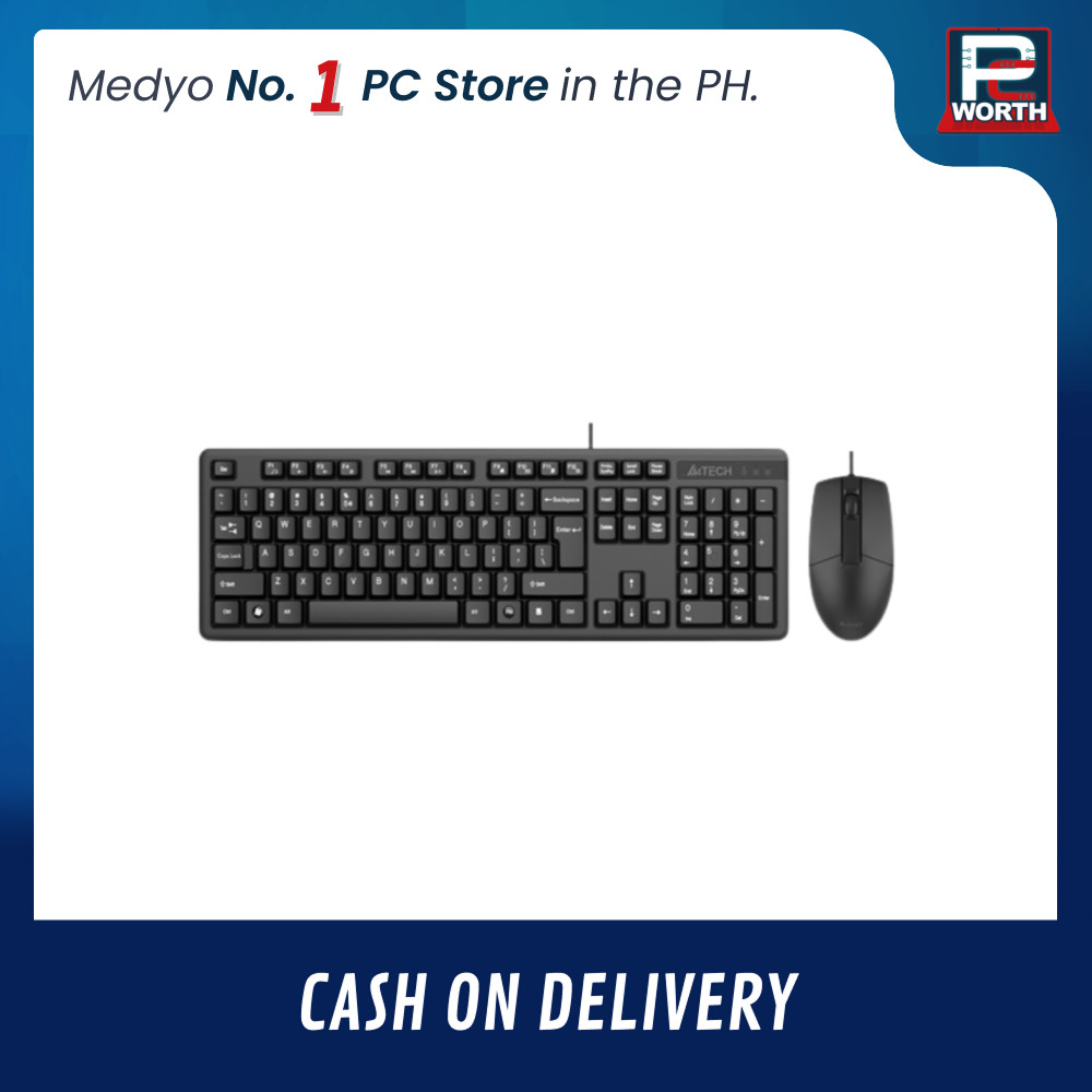 A4TECH KRS-3330 USB MOUSE AND KEYBOARD COMBO BLACK | PC Worth