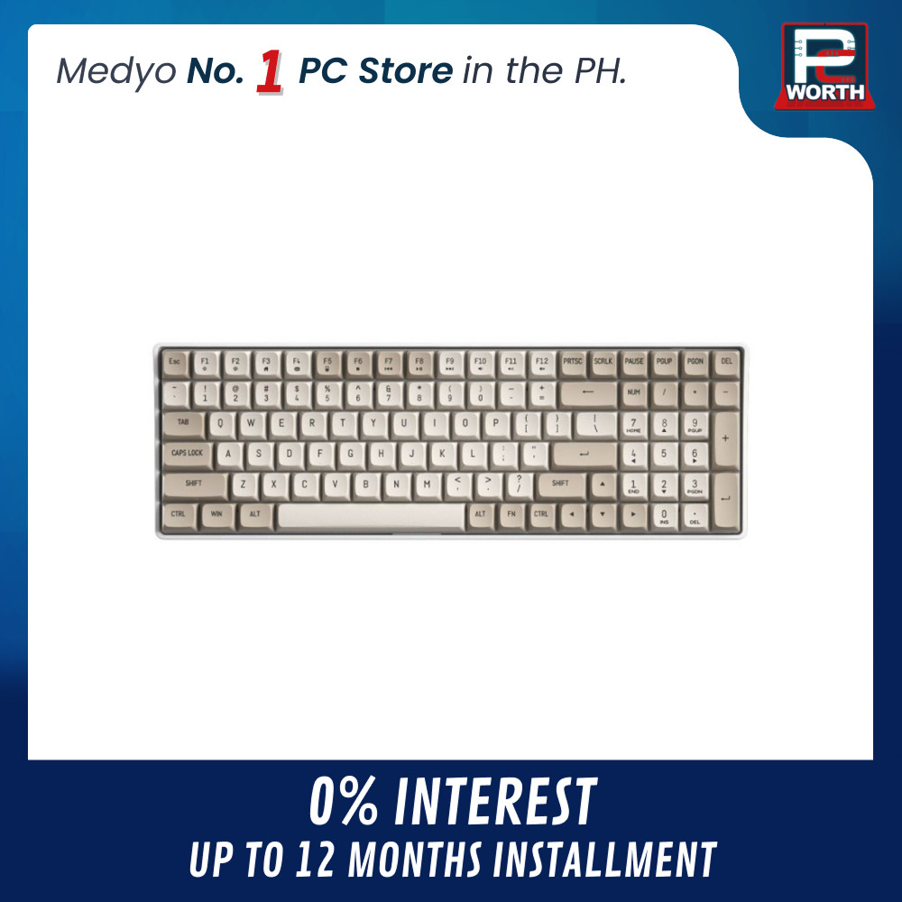 DARK FLASH GD100 MILKY & BROWN WIRELESS 100 KEYS K.YELLOW SWITCH | PC Worth