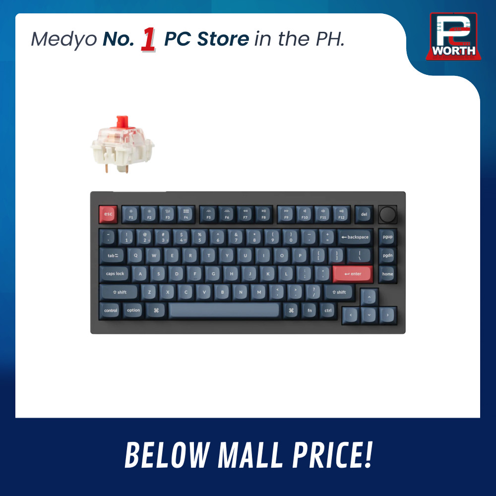 KEYCHRON V1M-D1 V1 MAX SWAPPABLE RGB BACKLIGHT RED SWITCH KEYBOARD | PC ...