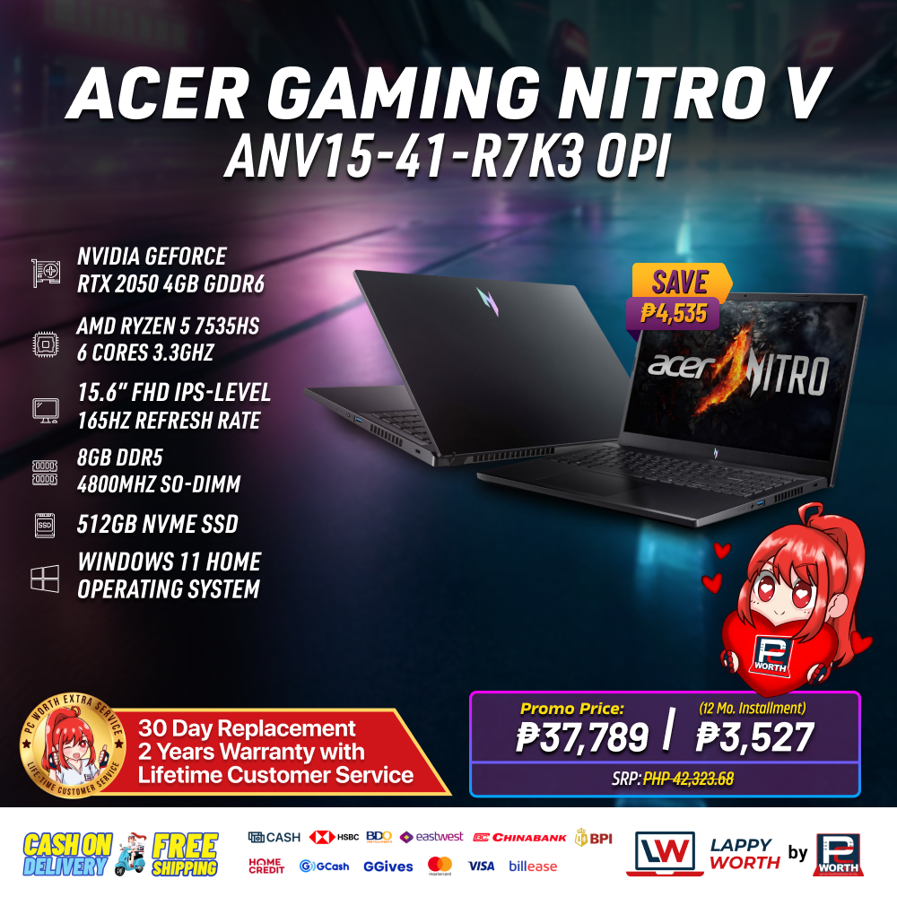 ACER NITRO V 15 ANV15-41-R7K3 OPI | PC Worth