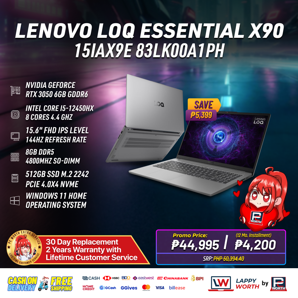 LENOVO LOQ ESSENTIAL X90 15IAX9E 83LK00A1PH | PC Worth