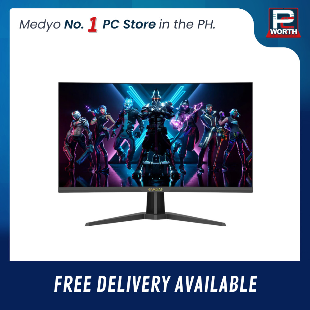 GAMDIAS ATLAS DHD32C BLACK CURVED 32" 240HZ FHD VA GAMING MONITOR | PC ...