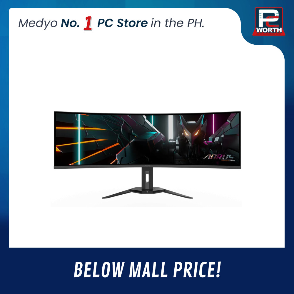 GIGABYTE AORUS-CO49DQ-AP CURVED 49" 144HZ DQHD OLED GAMING MONITOR | PC ...