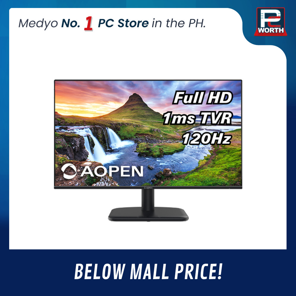 AOPEN 24CL1Y G 23.8" 120HZ FHD BLACK IPS MONITOR | PC Worth