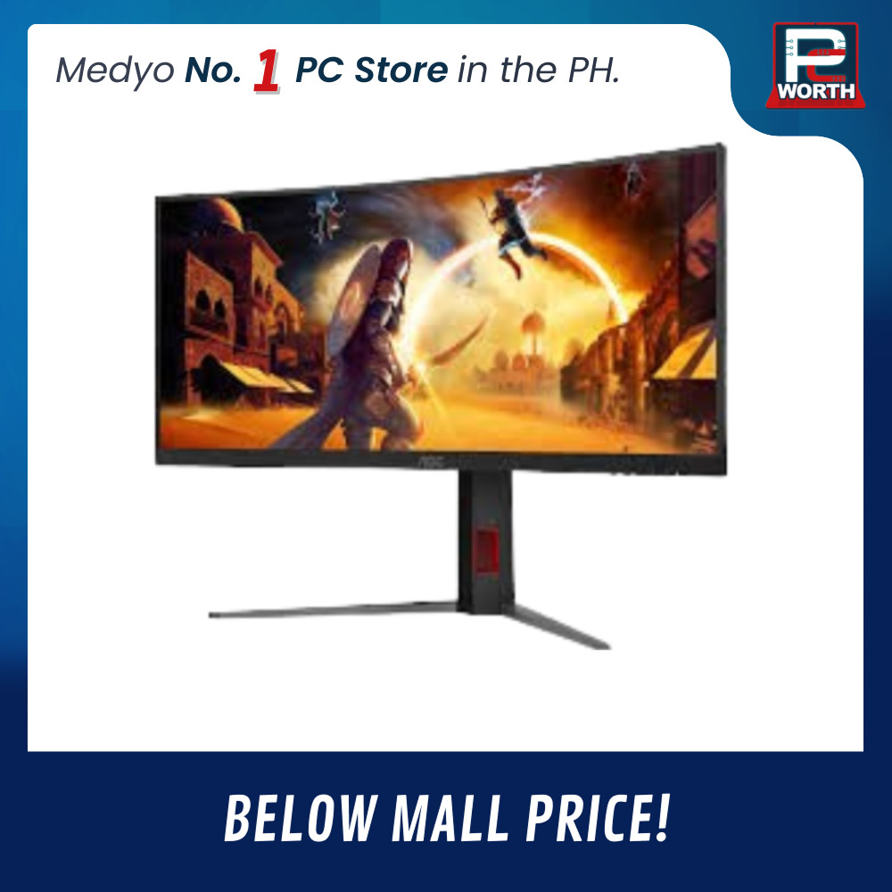 AOC CU34G4 34" CURVED WQHD 180HZ FAST VA GAMING MONITOR | PC Worth
