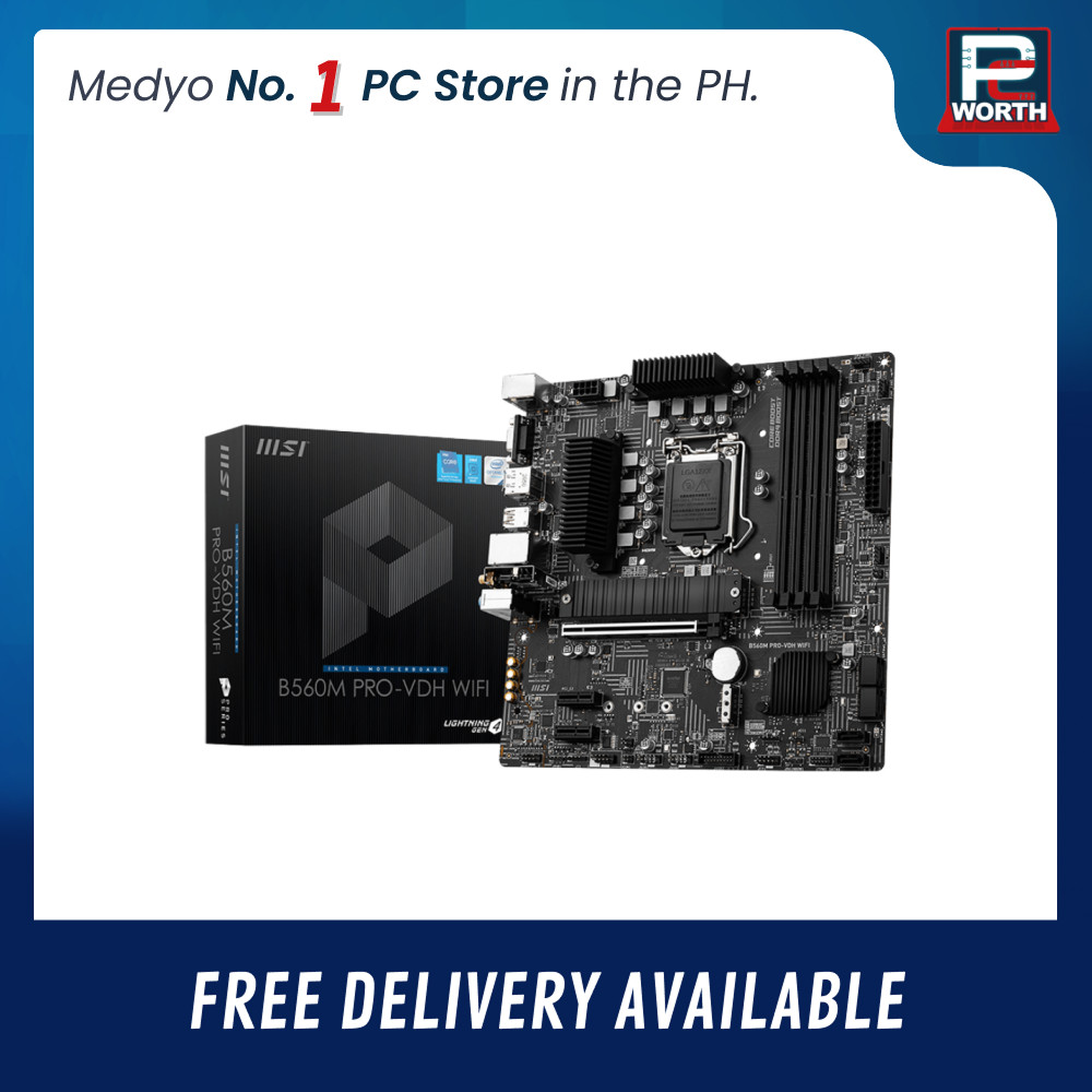 MSI B560M PRO VDH WIFI DDR4 MATX LGA1200 | PC Worth
