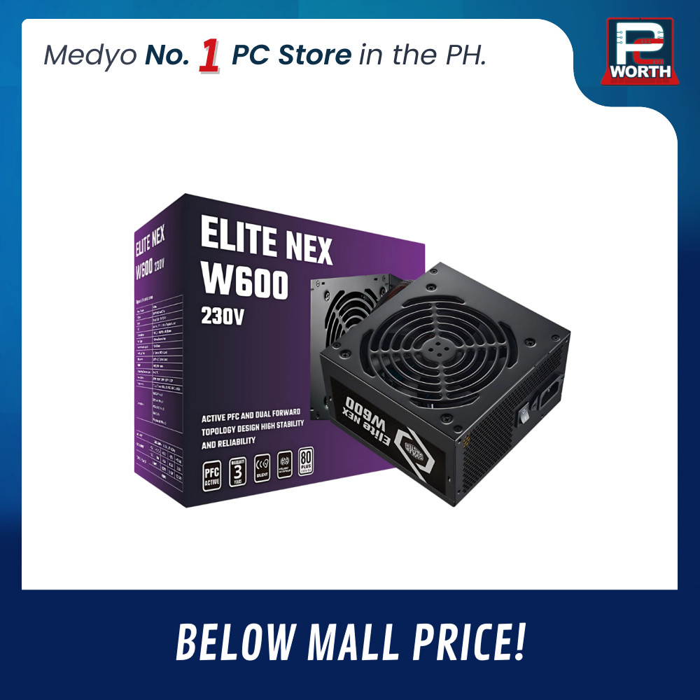 COOLER MASTER ELITE NEX BLACK W600 600W 80+ WHITE ATX NON MODULAR | PC ...