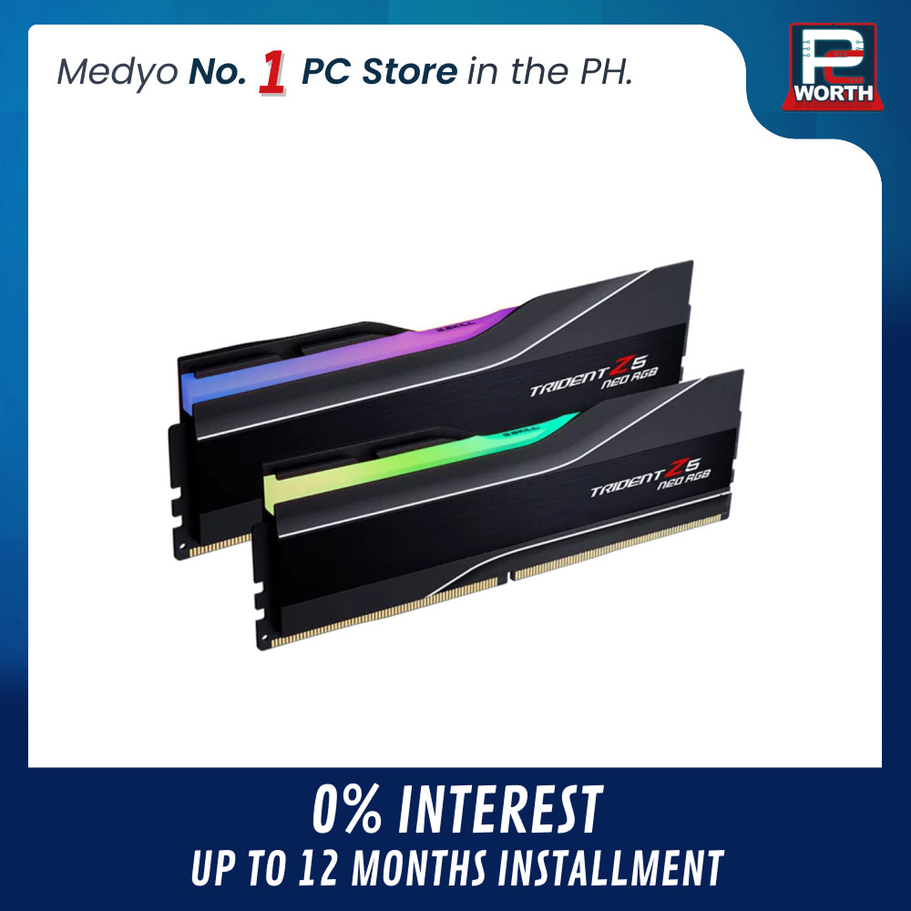 G-SKILL TRIDENT Z5 NEO RGB BLACK 16GBX2=32GB 6000MHZ DDR5 CL26 EXPO ...